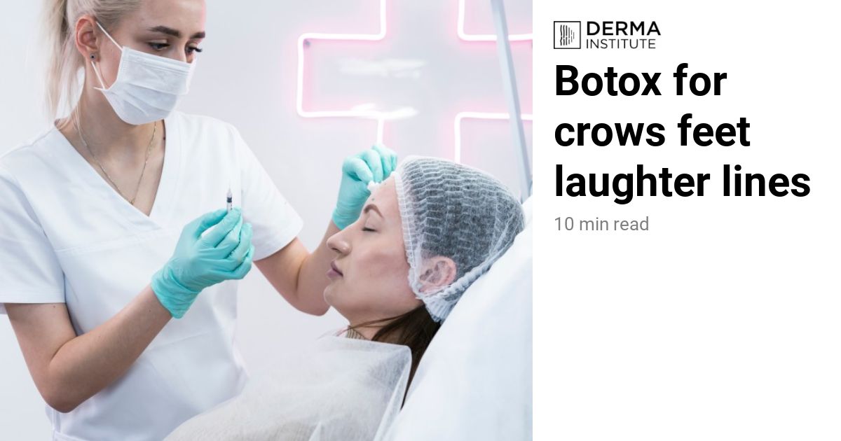 Botox for Crows Feet & Laughter Lines | Derma Institute