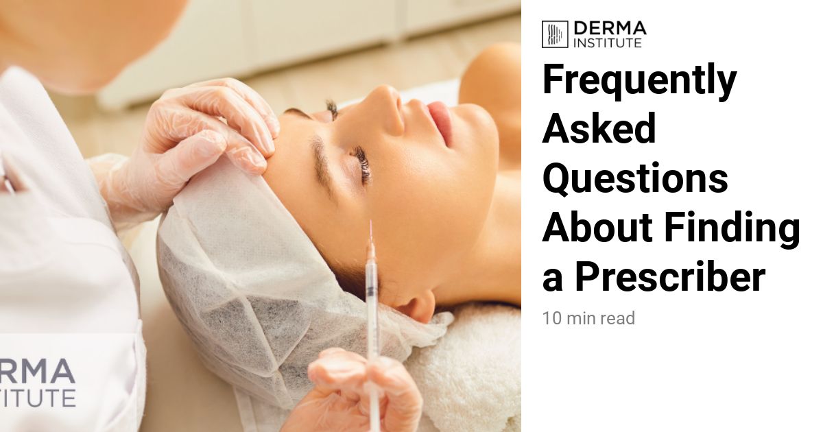 Frequently Asked Questions about Finding a Prescriber